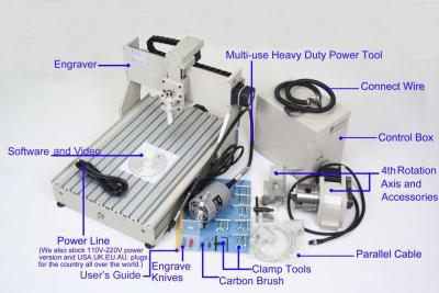China CNC PCB Router Machine Engraver Engraving Drilling With 4 Axis for sale