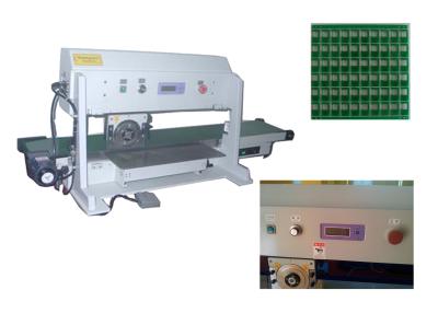 China Electronic Pcb Separator With Converoy, Automatic Circular / Linear Blade Pcb Depanelizer for sale