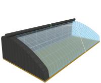 China Origin Eco Greenhouse for Tomato/Capsicum/Cucumber Steel Structure and Shipping Cost for sale