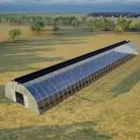 China Film Cover Material Agriculture Tunnel Greenhouse Solution for Large Crop Production for sale