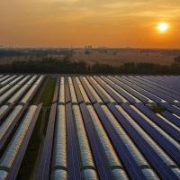 China Hydroponic Ventilation Photovoltaic Greenhouses 6/9 and 6/12 Meters for Crop Production for sale