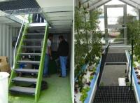 China Juxiang Leafy Vegetable Greenhouse Department jx-cg-0003 Shipping Container Greenhouse for sale