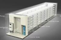 China Department Shipping Container Greenhouse LED Lighting Solution for Vegetable Planting for sale
