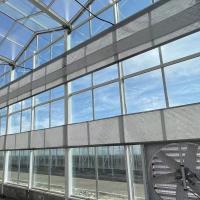 China Venlo-Style Roof Multi-Span Controlled Humidity Glasshouse for Hydroponic Seedlings for sale