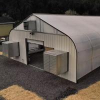 China 30-Day Return Fog Prevention System for Flower Production in Arched Roof Greenhouse for sale
