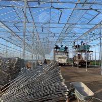 China JX-A0061 Glass Greenhouse Hydroponic System for Vegetables 100.000kg Package Weight for sale