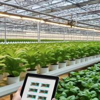 China Good Light Transmission Glass Greenhouse Hydroponics 100.000kg Package Gross Weight for sale