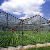 China Hydroponics Cultivation Method Commercial Heating Garden Glass Greenhouse for Plants for sale