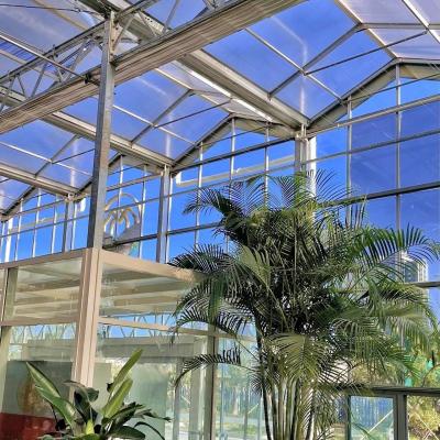 China US 20/Square Meter Ju Xiang Glass Greenhouse for Cultivating Vegetables Full Payment for sale