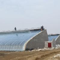 China Continuous Heating Saw Tooth Roof PE/Pep Film Greenhouse with 0.2mm Film Thinckness for sale
