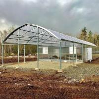 China Multispan Hydroponics Plastic Film Agricultural Greenhouse for Commercial Farm Made for sale