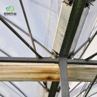 China Arched Roof Multispan Hydroponics Plastic Film Agricultural Greenhouse for Commercial Farm for sale