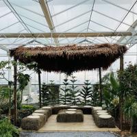 China 100.000kg Package Gross Weight Multi Span Glass Greenhouse for Flower Cultivation for sale
