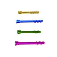 China Titanium Alloy Anodizing Orthopedic Locking Plate Cannulated Compression Screw for sale