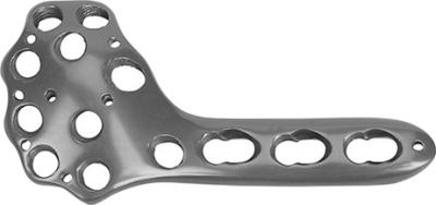 China 3-9 Holes Gold Orthopedic Titanium Distal Femur Medial Condylar Locking Plate For Precision And Durability for sale