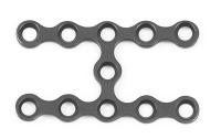 China 1.0mm thickness H Shaped Titanium Plates For Orthopedic Surgery 2.0mm HA for sale