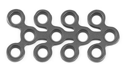 China Mini Orthopedic Titanium Plates Maxillofacial Implants DY Shaped for sale