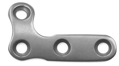 China Phalange Orthopedic Titanium Mini Plate And Screw L Shaped 4 5 6 Holes for sale