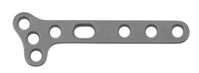 China 1.5mm Small Inclined T Plate Orthopedics L/R Plate And Screw for sale