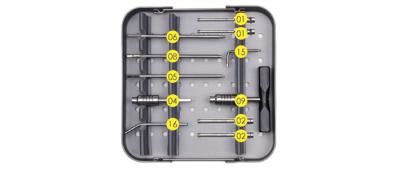 China 1211 Lower Limbs Locking Plate Instrument Set Large Fragment for sale