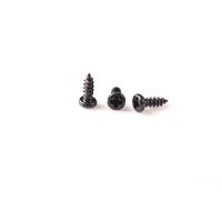 China Carbon Material Micro Screw High Precision Round Head Cross Recessed Sharp Tailed Small Screw Use for Decoration for sale
