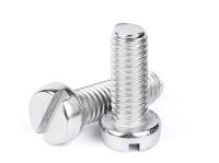 China High Hardness Cylindrical Head Slotted Machine Screw M0.5-M3.0 Carbon Steel DIN84 GB65 for Automotive for sale