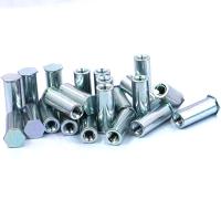 China Aluminium Thru-Hole Threaded Stangoffs Hexagon Head Solid Rivets M2-M12 for Heavy Industry Applications for sale