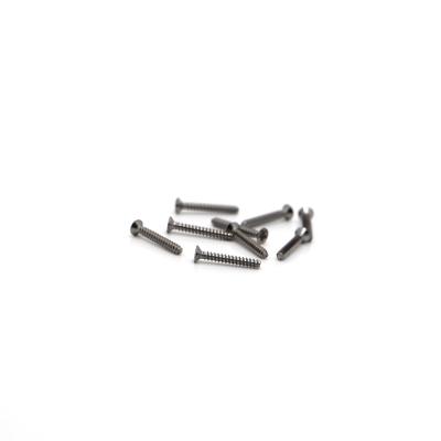 China Precision Micro Screws M0.5-M3 Countersunk Head Titanium Polishing Coating for Automotive Use for sale