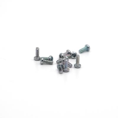 China Precision Micro Screws M0.5-M3.0 Stainless Steel TIN Coating Round Head for Computer Electronics for sale