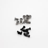 China M0.5-M3 Titanium Grade 2 Anodized Blue Micro Flat Head Screws for Diving Watches Customized Service for sale