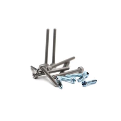 China M0.5-M3 Precision Micro Screws Aluminium Steel Custom Coating Polishing for sale