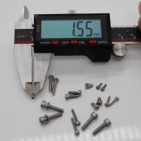 China Stainless Steel Ultra-Micro Precision Pan Head Screws M0.5-M3 Nickel Plated Industrial for sale