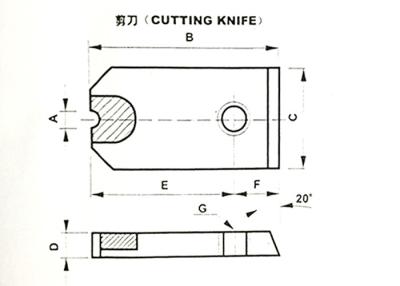 China Tungsten Carbide Die Cutting Knife ISO 9001 Certified for Screw Wire Cutter with 30T-160T Press Capacity for sale