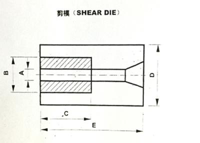 China Customized Cutting Shear Die with ±0.01mm Tolerance and SKD61/DIN1.2344 Shell for 1-40mm Holes for sale