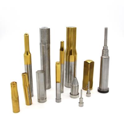 China ISO9001 HSS Precision Punch Pins Tin TiALN Coated 1-20mm Diameter Custom Lengths for sale