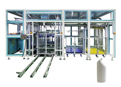 China Full Auto Empty Bottle Palletizer Machine For Irregular Shaped Containers for sale