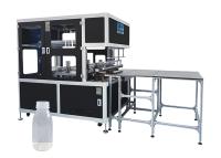 China Semi Auto Empty Bottle Packing Machine For 100ml Small PP Containers To 25L Industrial Jugs for sale