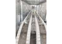 China 220V Flexible Chain Conveyor With Cammping Mechanism For Empty Plastic Bottles for sale