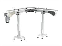 China Flexible Plastic Bottle Chain Conveyor With 175mm Width Intelligent Control for sale