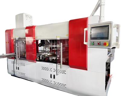 China Small Sized Full Servo Automatic Empty Bottle Bagging Machine For Plastic Bottles for sale