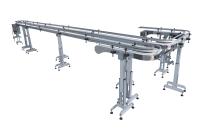 China 65mm Width Flexible Chain Conveyor line For Plastic Bottle for sale