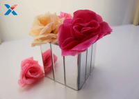 China High Grade Clear Acrylic Box Display Cases , Mirror Acrylic Boxes For Flowers for sale