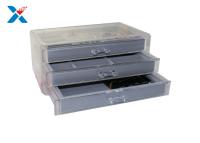 China Layer Customized Acrylic Makeup Drawer Organizer / Acrylic Storage Organizer for sale