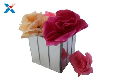 China High Grade Clear Acrylic Box Display Cases , Mirror Acrylic Boxes For Flowers for sale