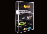 China 5 Layer Clear Acrylic Display Stands Airplane Cars Model Storage Rack Customised for sale