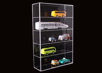 China 5 Layer Clear Acrylic Display Stands Airplane Cars Model Storage Rack Customised for sale