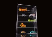 China 5 Layer Clear Acrylic Display Stands Airplane Cars Model Storage Rack Customised for sale
