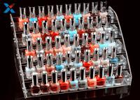 China Nail Polish Counter Acrylic Display Rack Showcase Multi Tiered Good Chemical Resisdence for sale
