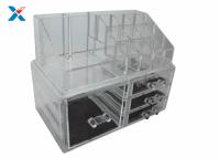 China Eco Friendly Acrylic Makeup Organiser With Drawers Display Storage Box for sale