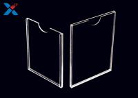 China Vertical Plastic Double Sided Sign Holder , Acrylic Holder Stand 8.5